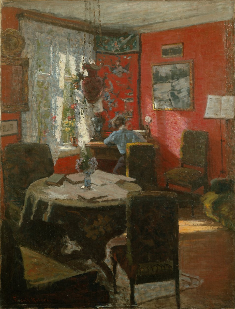Innenraum von Fredrik Kolstoe: hochwertiger Kunstdruck