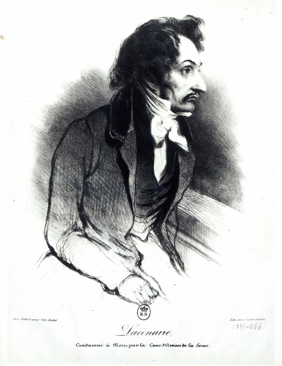 Pierre Francois Lacenaire von French School: Kunstdruck