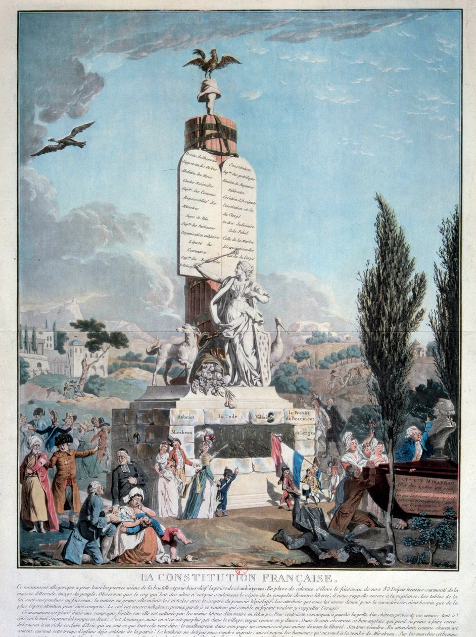 Constitution Of 1791 French Revolution The French Constitution Of 1791