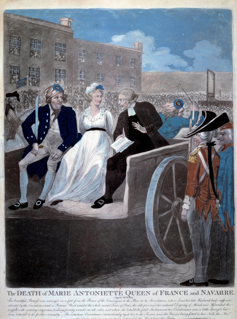 French Revolution Guillotine Marie Antoinette