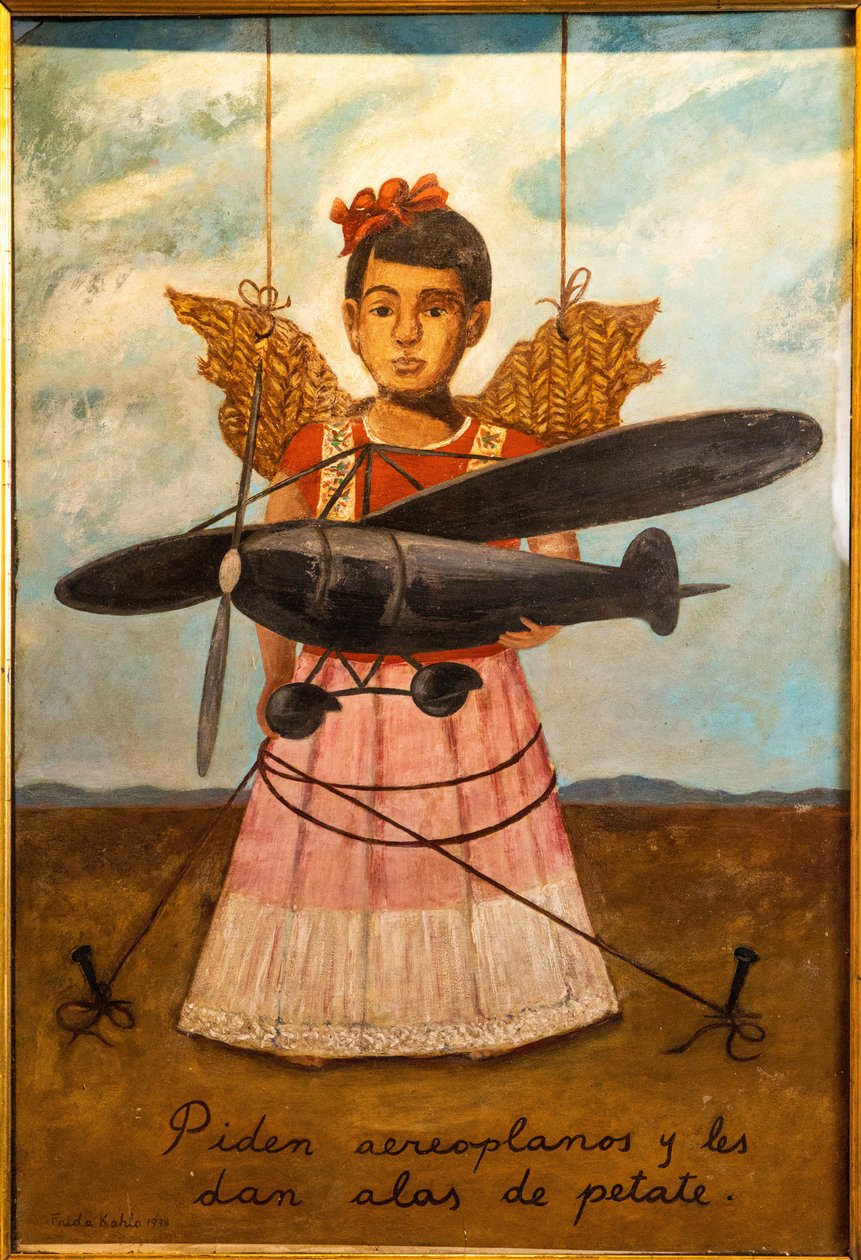Piden Aeroplanos y les dan alas de petate von Frida Kahlo