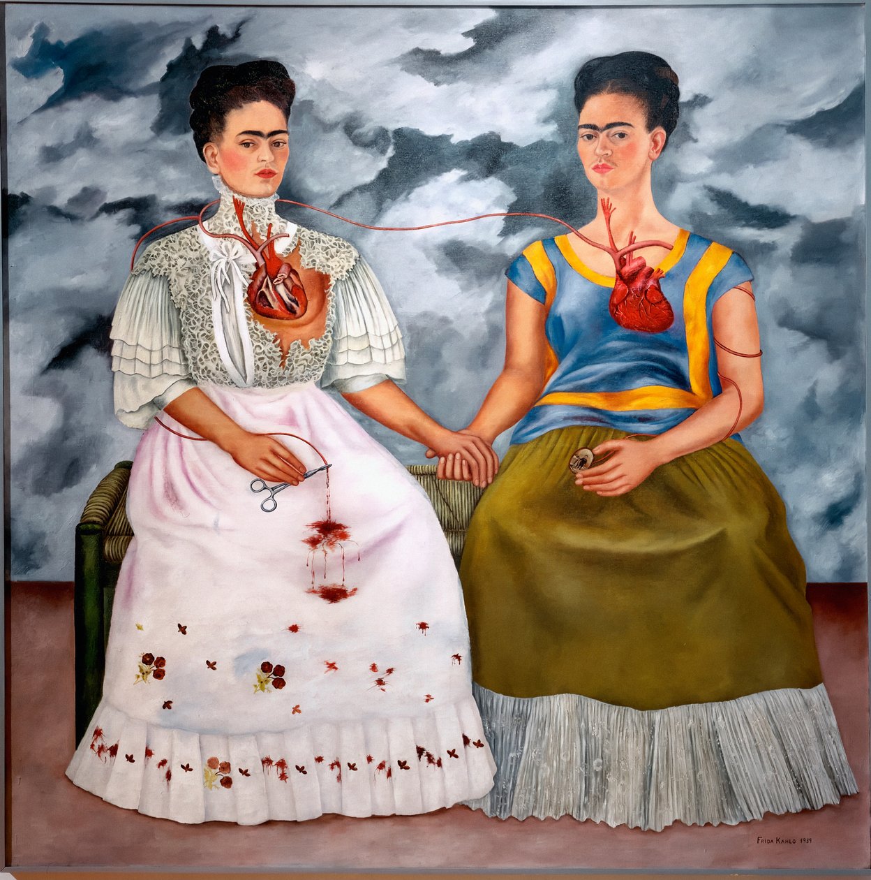 Die zwei Fridas von Frida Kahlo: hochwertiger Kunstdruck
