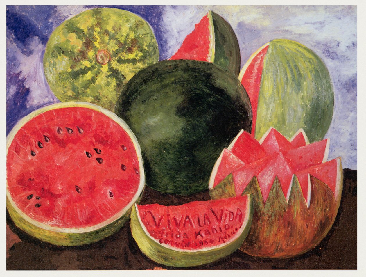 Viva la Vida von Frida Kahlo: Kunstdruck in Museumsqualität