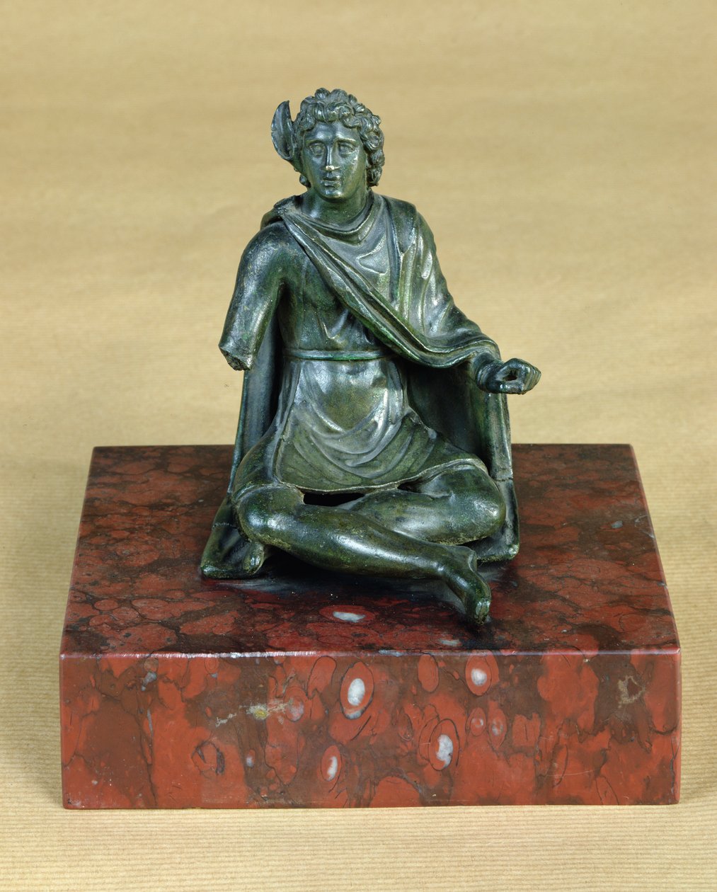 Gallische Gottheit mit dem Ohr eines Cervidae (Bronze)