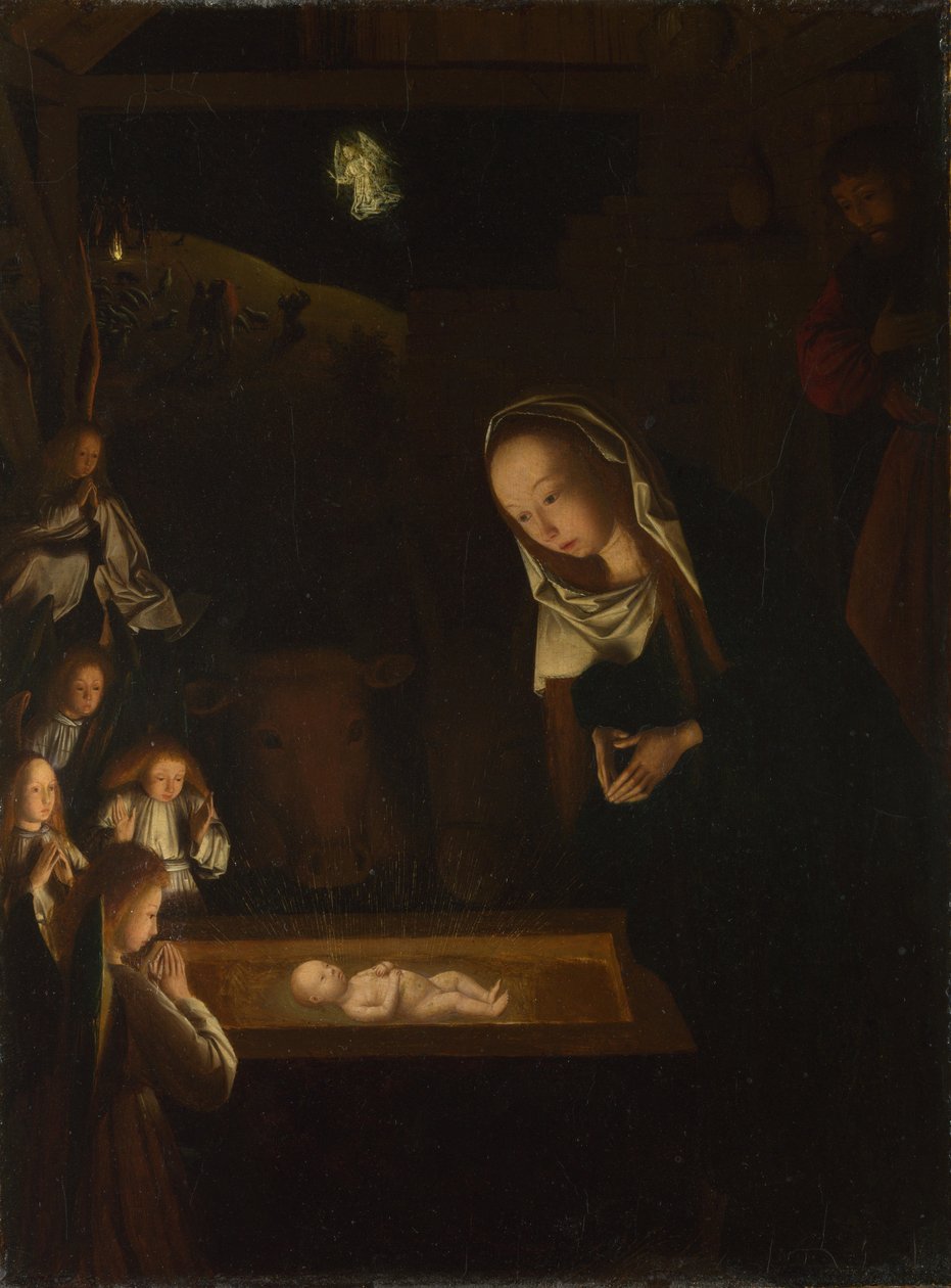 Die Geburt Christi bei Nacht von Geertgen Tot sint Jans