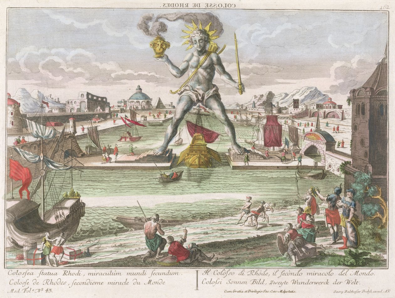Der Koloss von Rhodos, zweites Weltwunder
