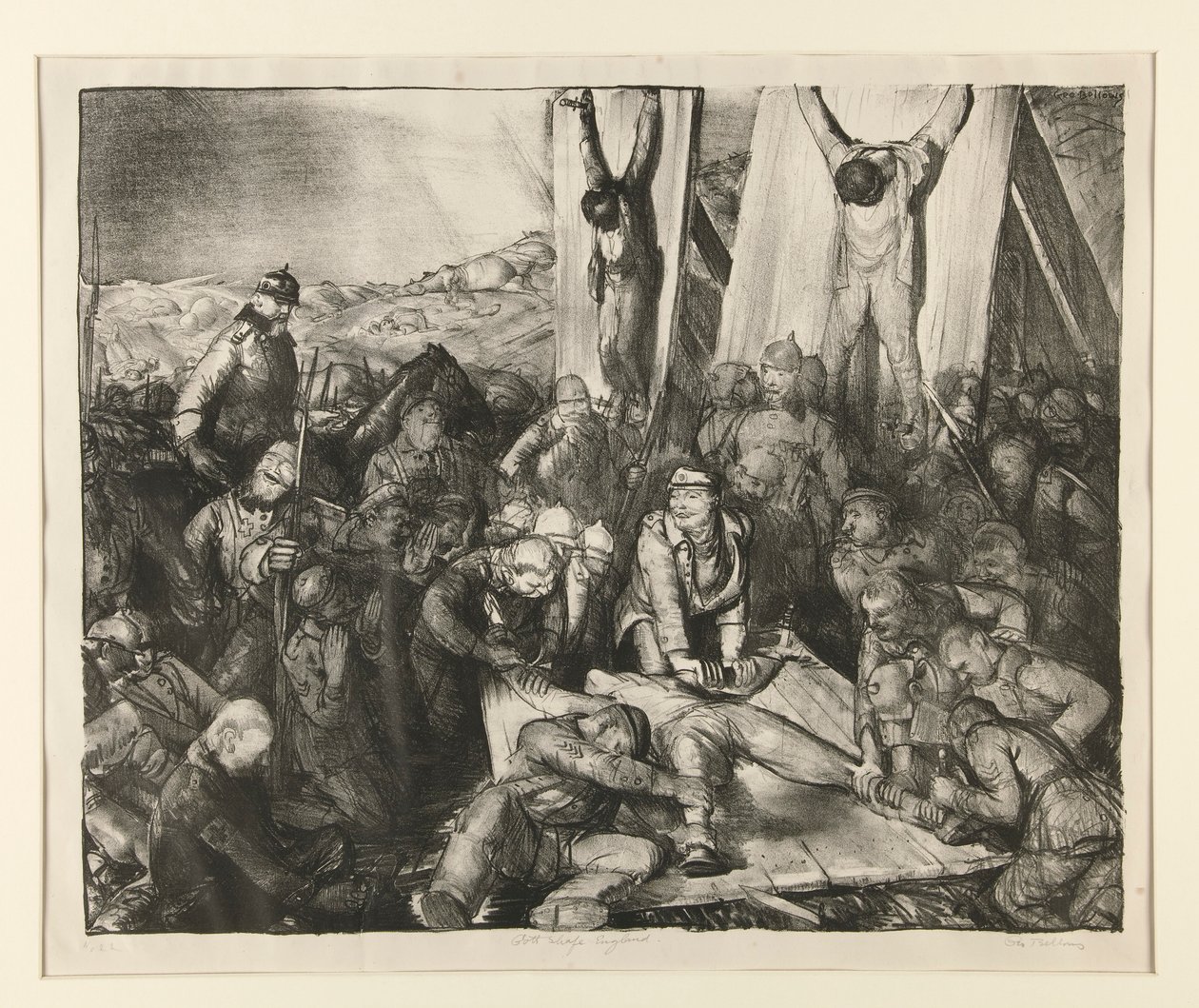Gott Strafe England von George Wesley Bellows: Kunstdruck