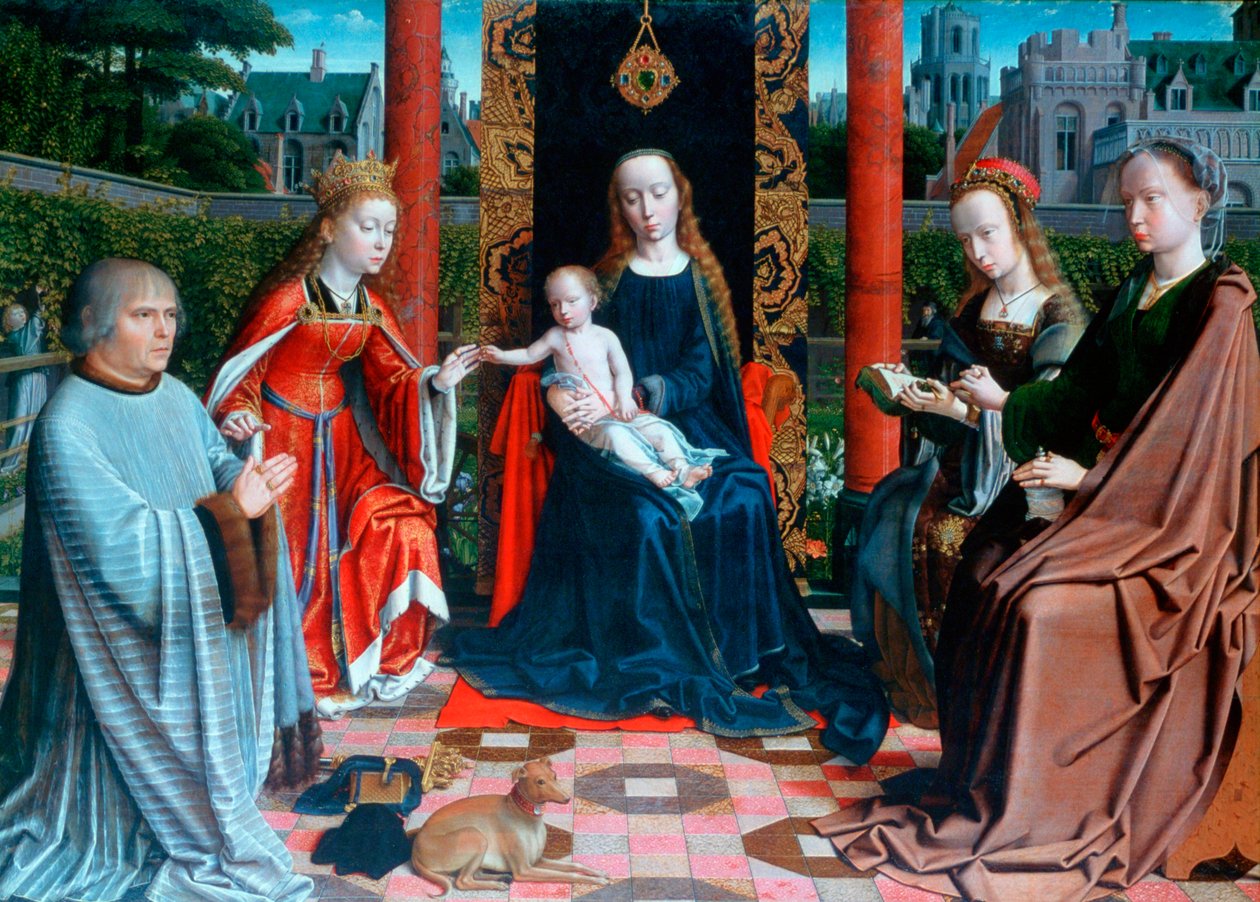 Die mystische Hochzeit der Heiligen Katharina, 1505-1510
