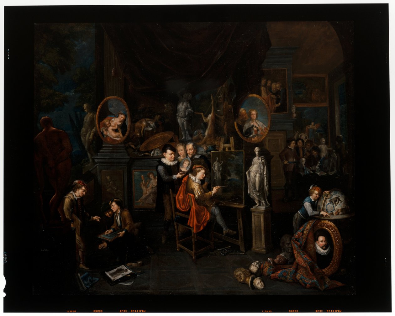 Das Atelier des Malers von Gerard Thomas: Kunstdruck kaufen