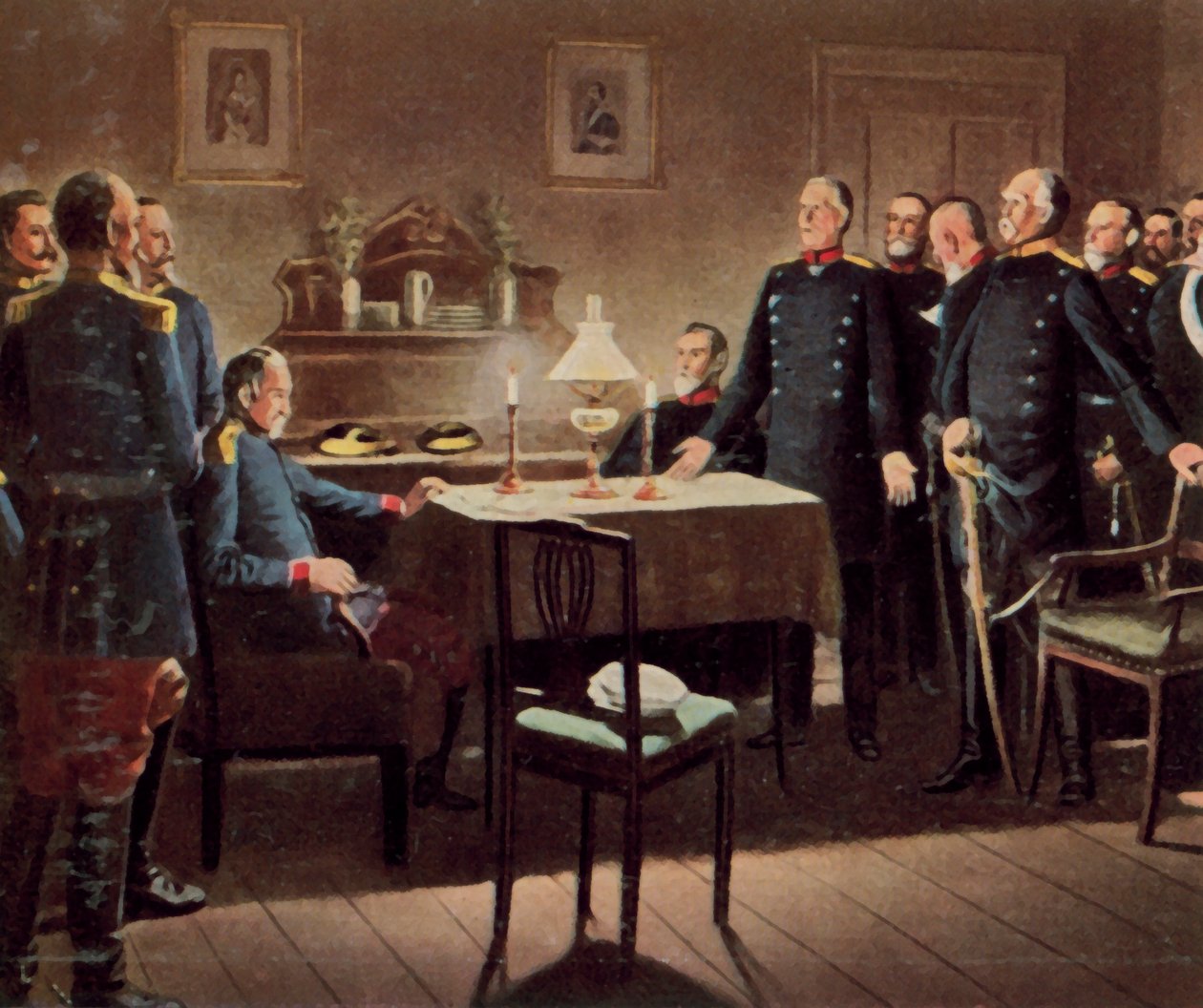 Die Kapitulation der Festung Sedan, 2. September 1870