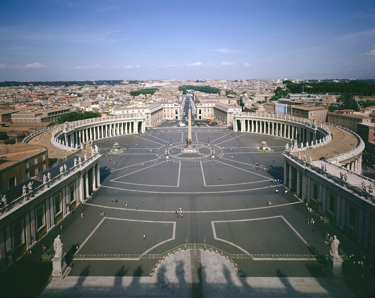 Ansicht der Piazza, 1656-67 von Gian Lorenzo Bernini