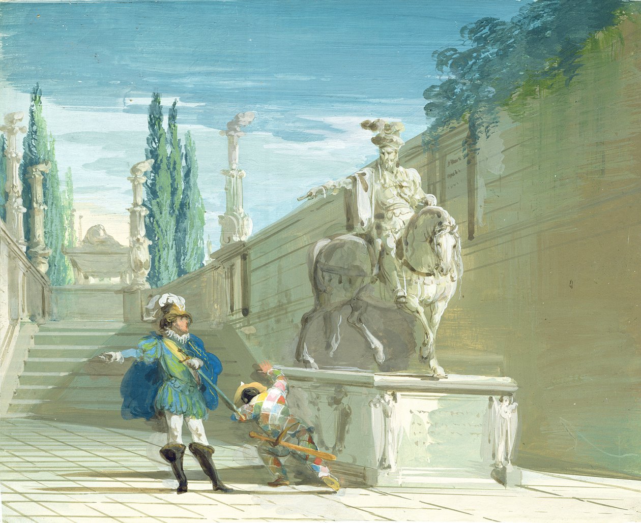Don Juan, Die Herausforderung von Giuseppe Bernardino Bison