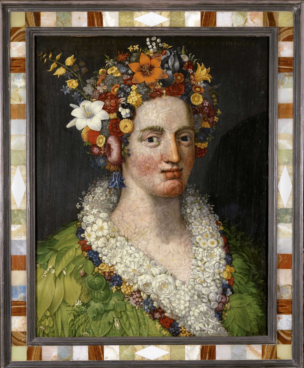 Flora, 1589 von Giuseppe Arcimboldo: Kunstdruck kaufen