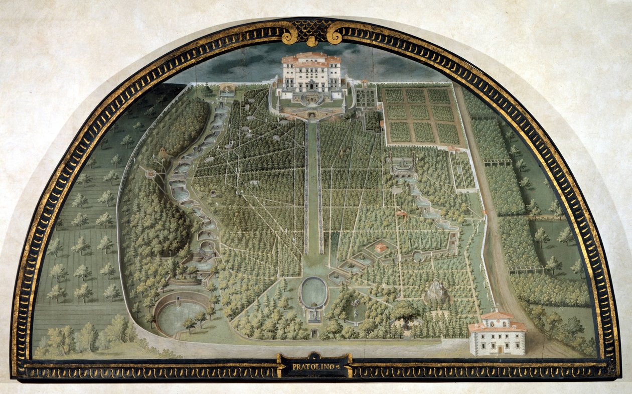 Villa di Pratolino von Giusto Utens (16. Jahrhundert)