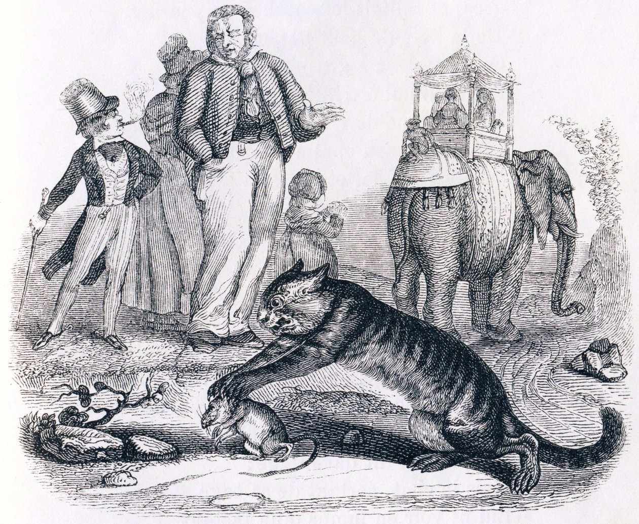 Die Ratte und der Elefant - Fabeln von La Fontaine