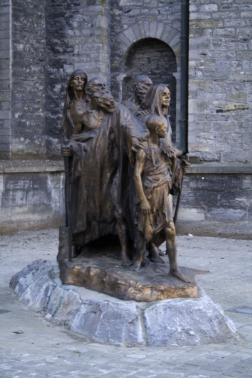 Die Blinden, 1908 von Guillaume Charlier: Kunstdruck