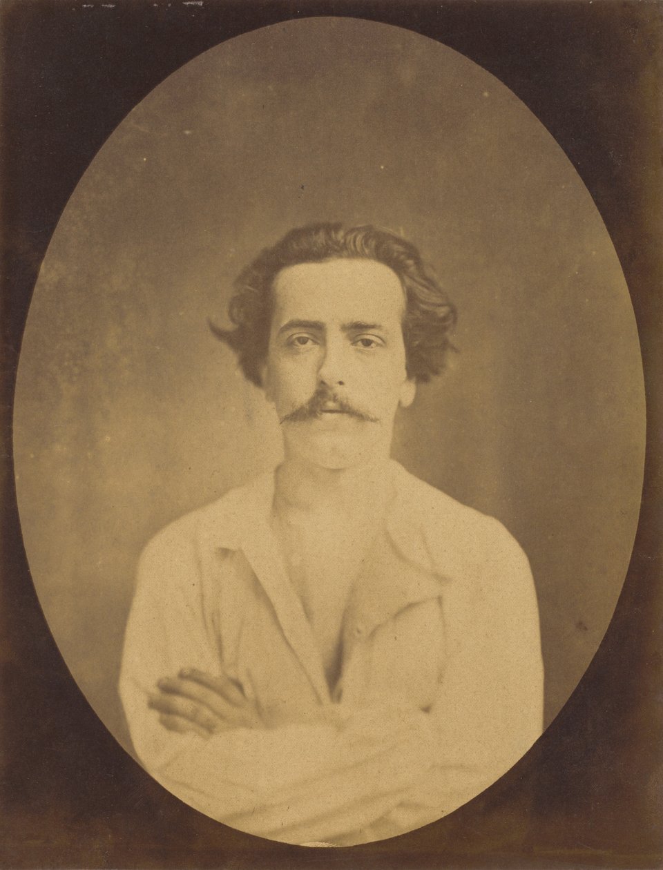 Gesicht in Ruhe, 1854-1856, gedruckt 1862