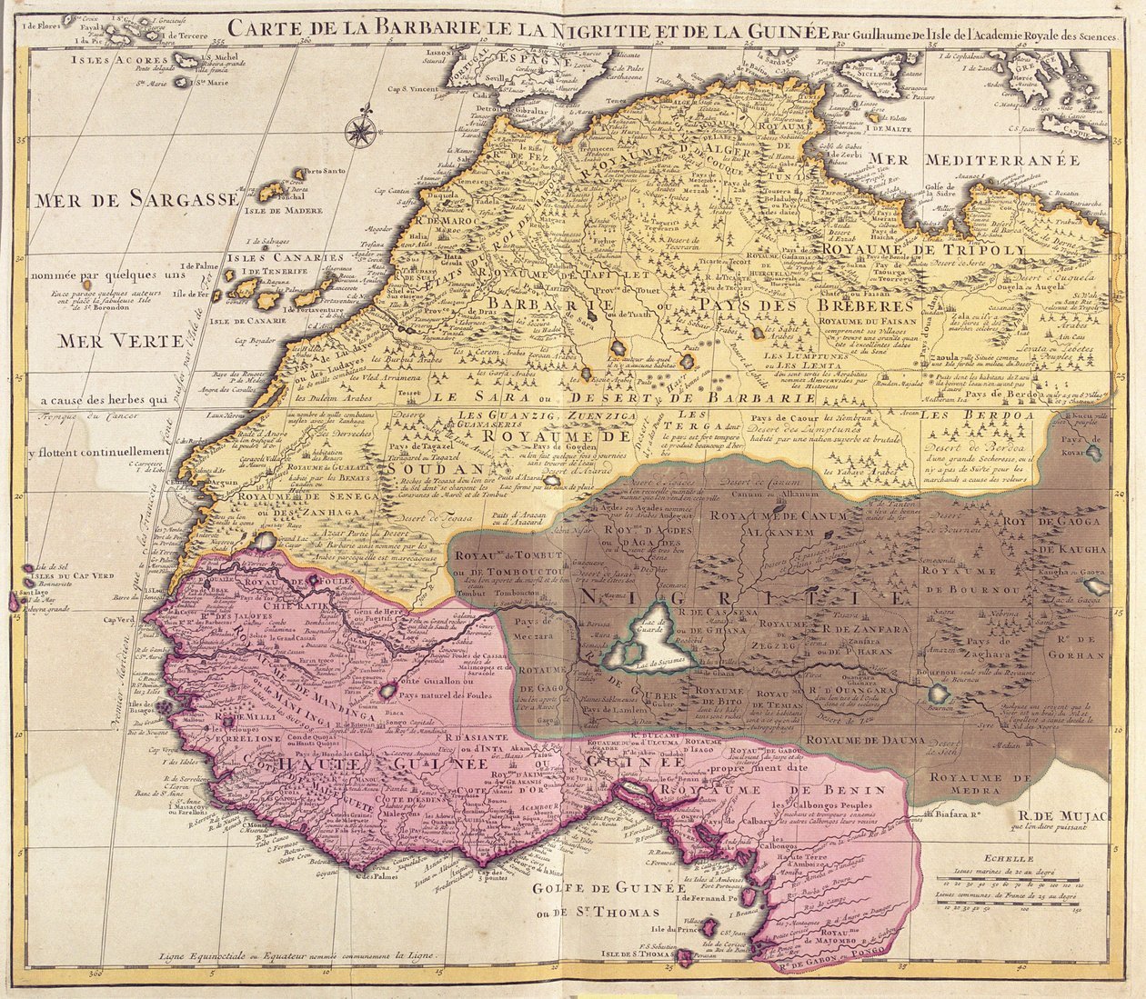 Libya Algeria Map Africa