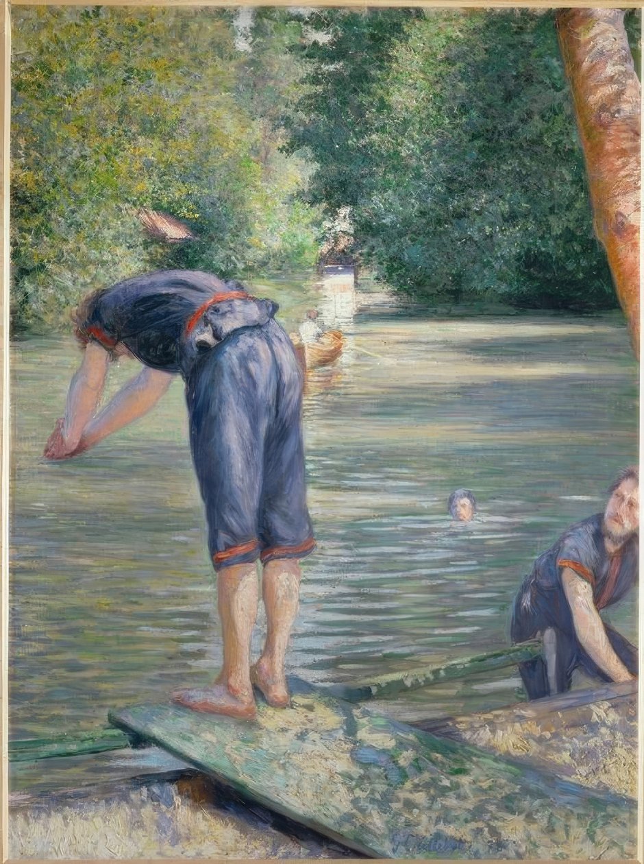 Badende von Gustave Caillebotte: hochwertiger Kunstdruck