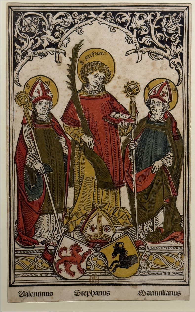 Heiliger Valentin, Heiliger Stephanus und Heiliger Maximilie