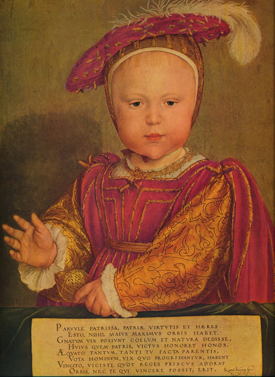 Edward Vi Portrait Of Edward VI (1537 53) King Of Sarah Countess Of