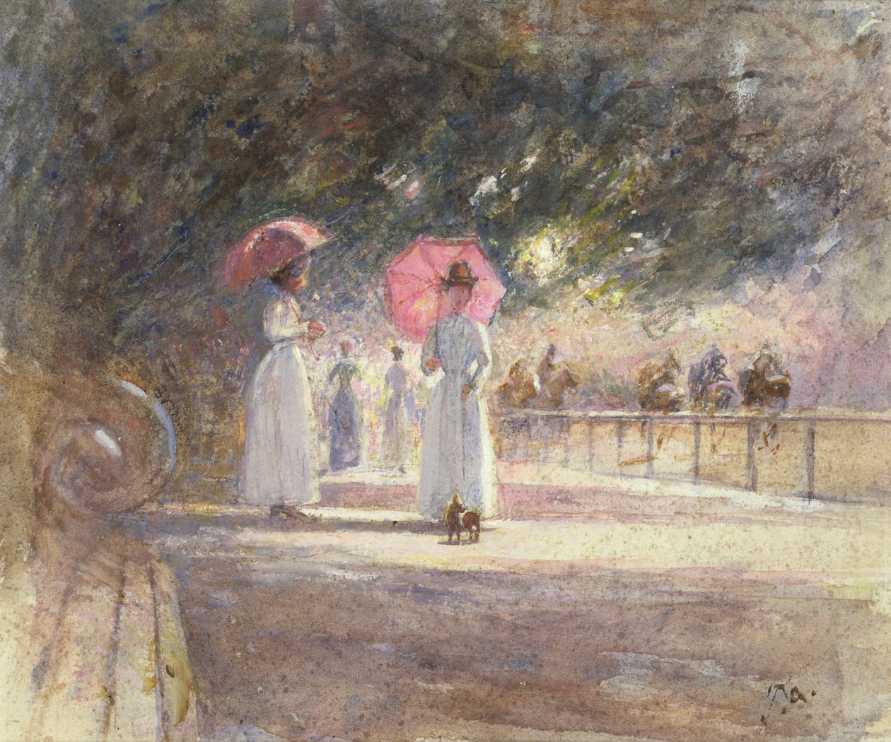 Rotten Row von Harry Fidler: hochwertiger Kunstdruck