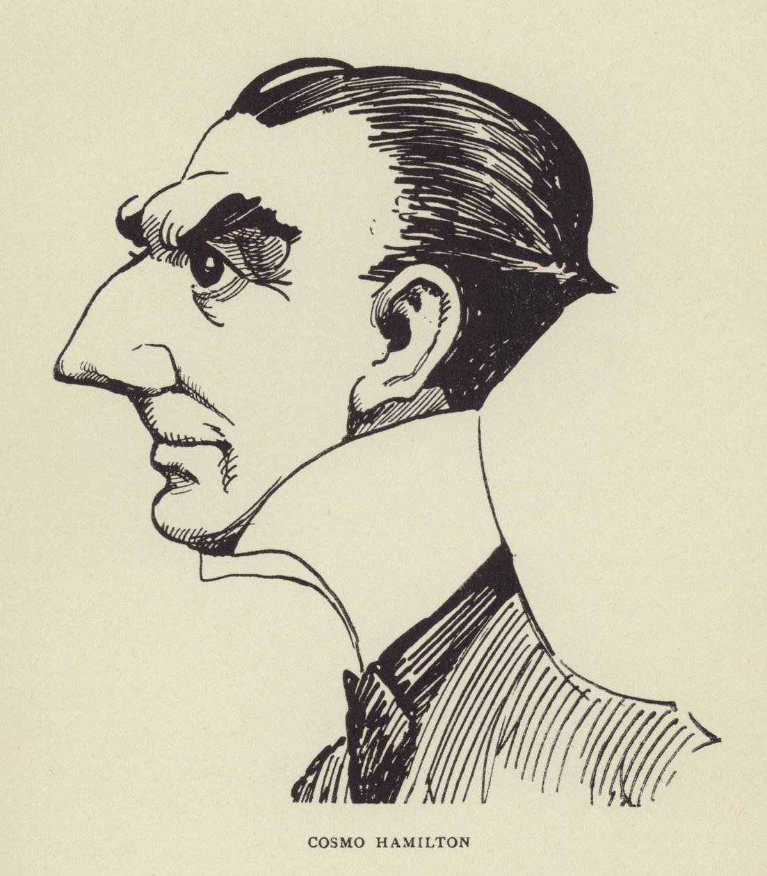 Cosmo Hamilton von Harry Furniss: hochwertiger Kunstdruck