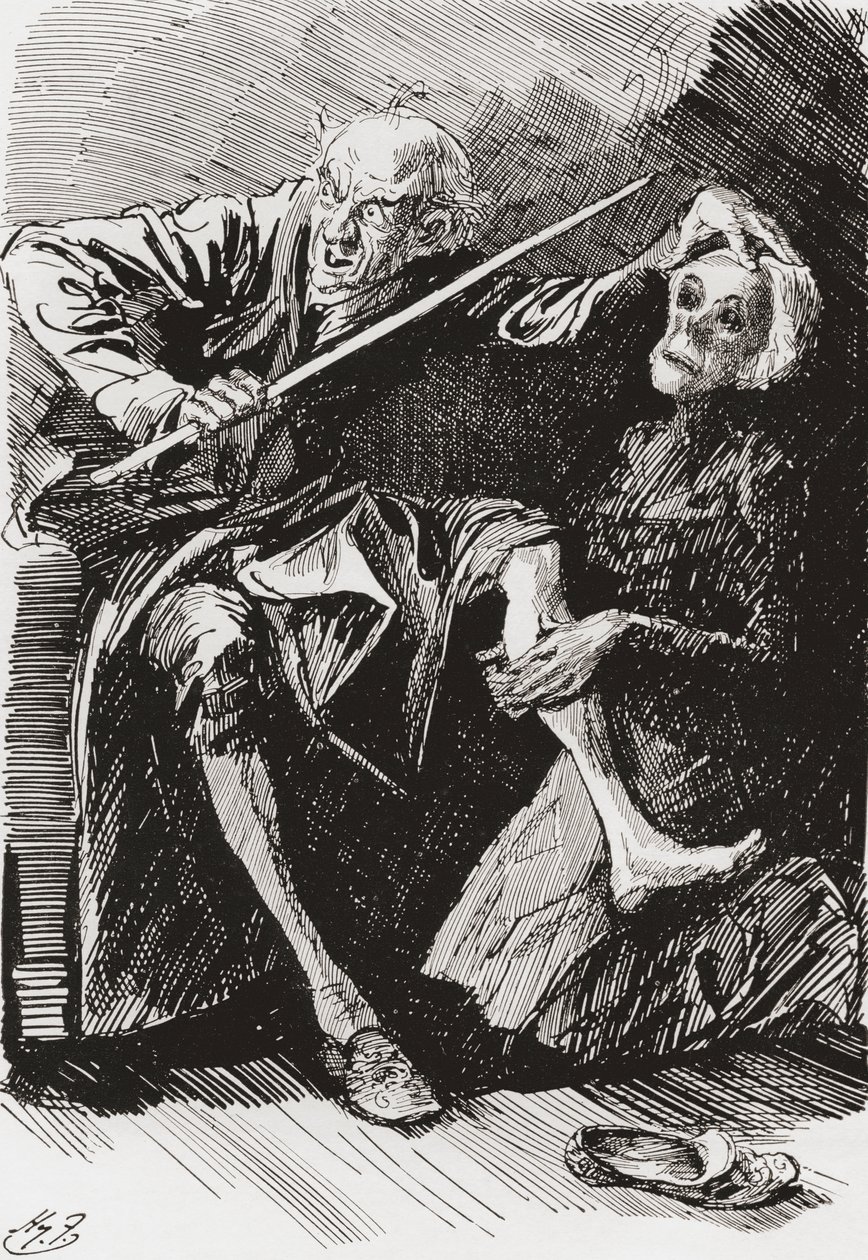 Mein Onkel und Betsy Snap von Harry Furniss: Kunstdruck