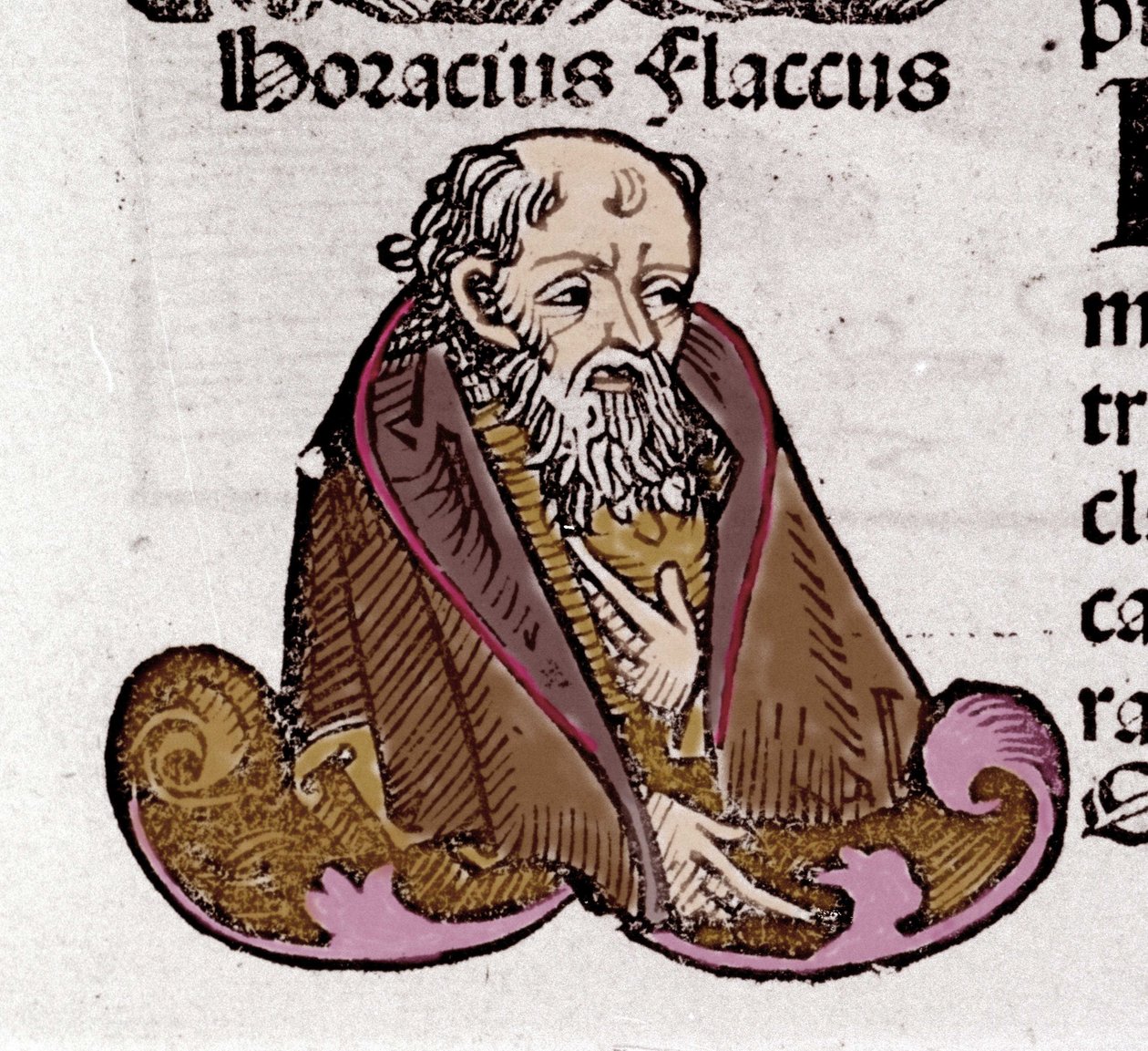 Quintus Horatius Flaccus Cartoon