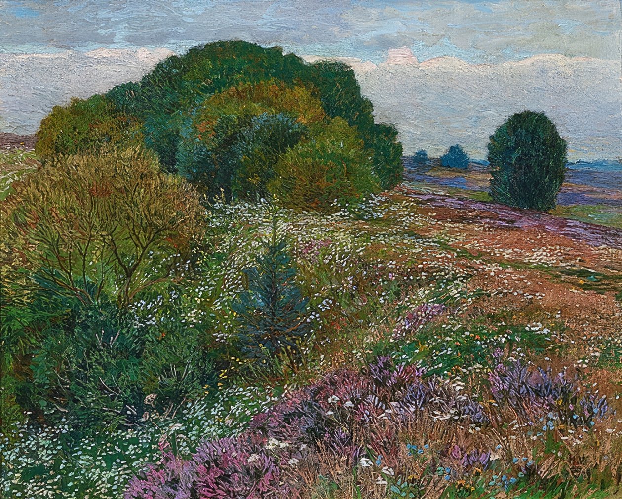 Am Rand der Heide (Heidelandschaft I) von Heinrich Vogeler