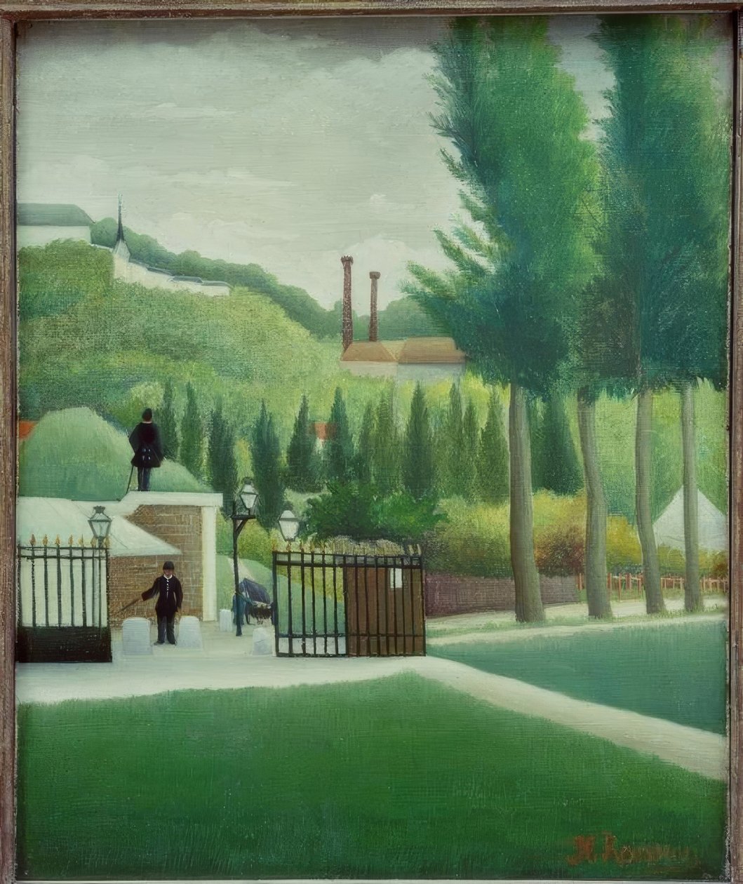 Zollstation von Henri Rousseau: hochwertiger Kunstdruck