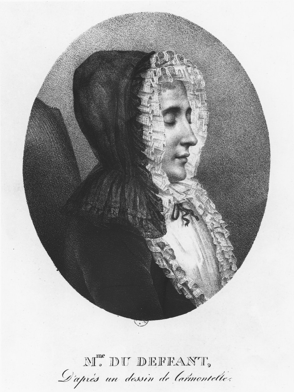 Madame du Deffand von Henri Villain: hochwertiger Kunstdruck