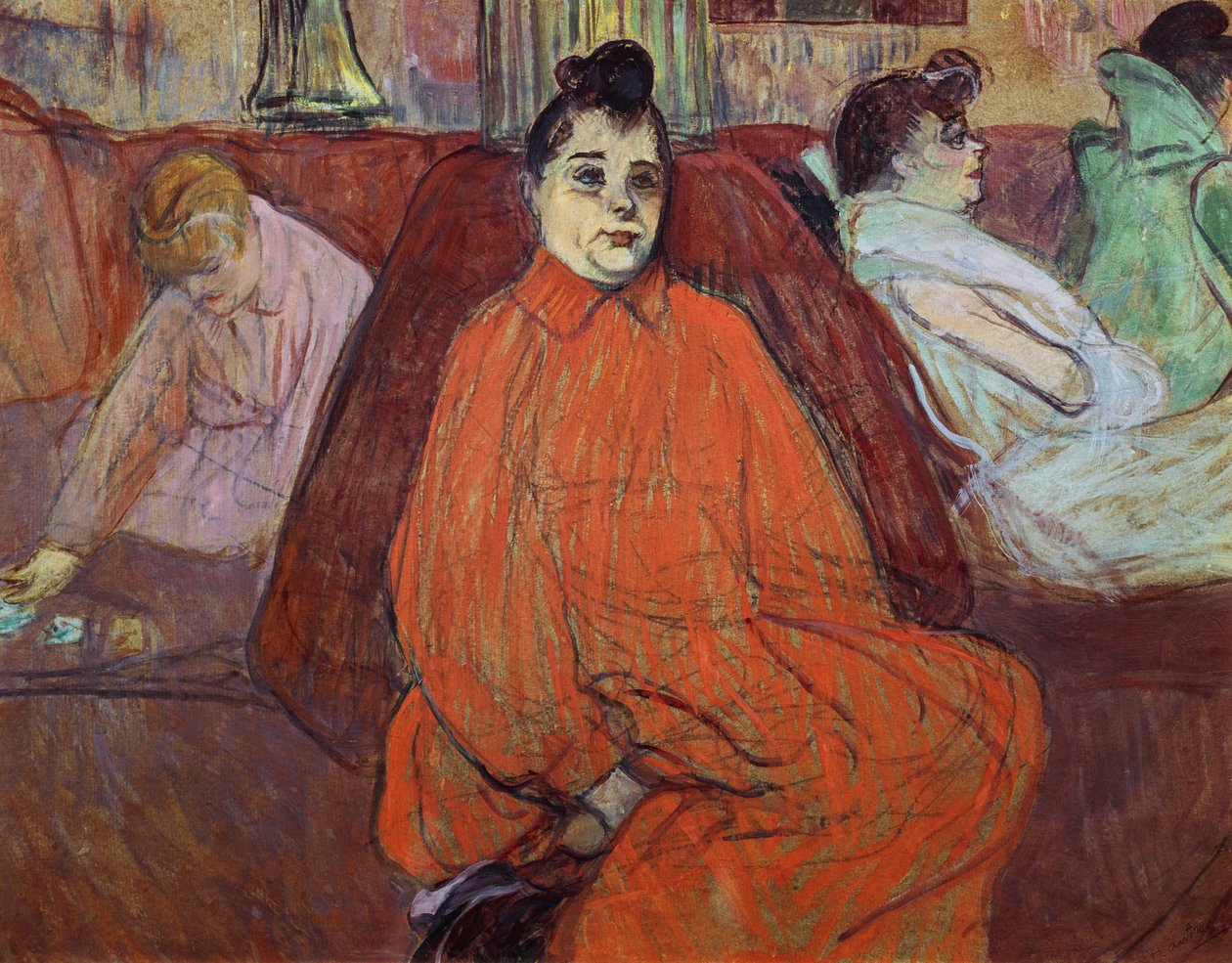 Der Divan, 1893 von Henri de Toulouse Lautrec: Kunstdruck