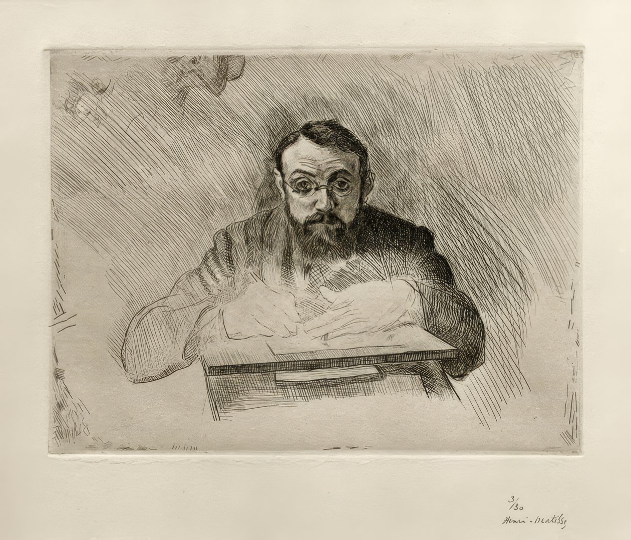 Henri Matisse gravierend von Henri Matisse: Kunstdruck