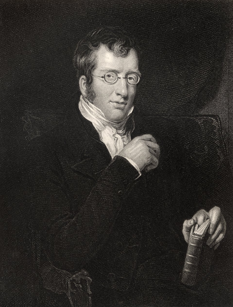 Sir Thomas Fowell Buxton, graviert von W. Holl, aus 'The National ...