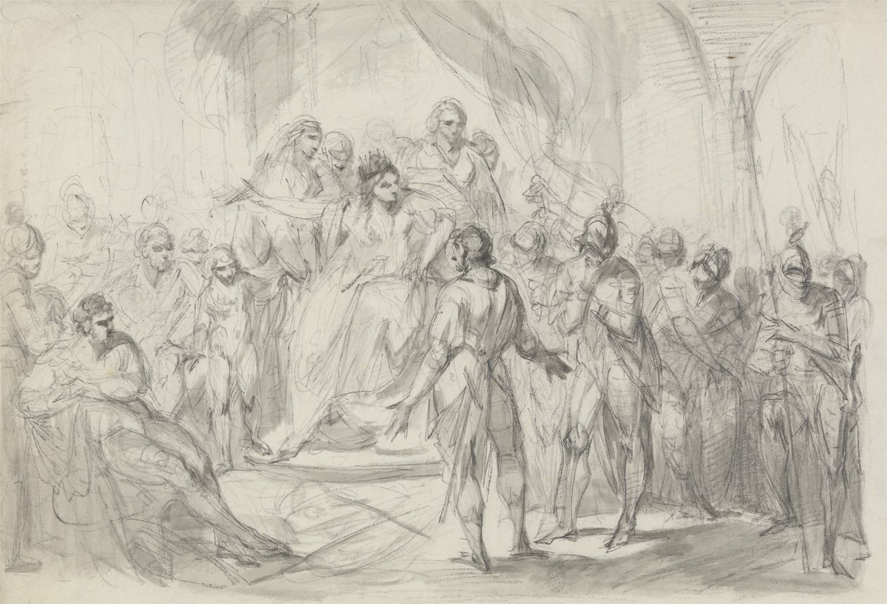 Stephen Brought Prisoner to Empress Mathilda