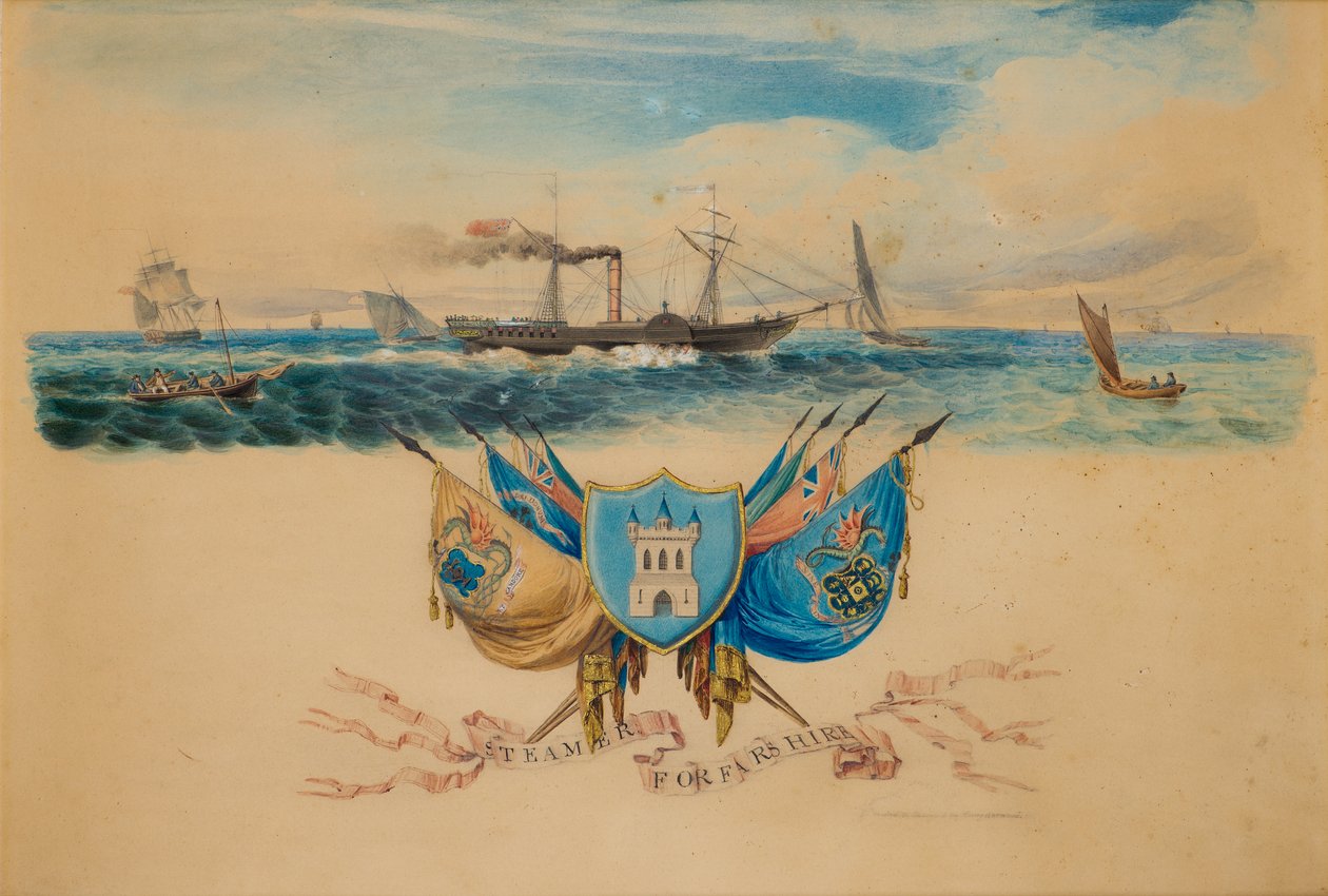 Die SS Forfarshire von Henry Harwood: Kunstdruck kaufen