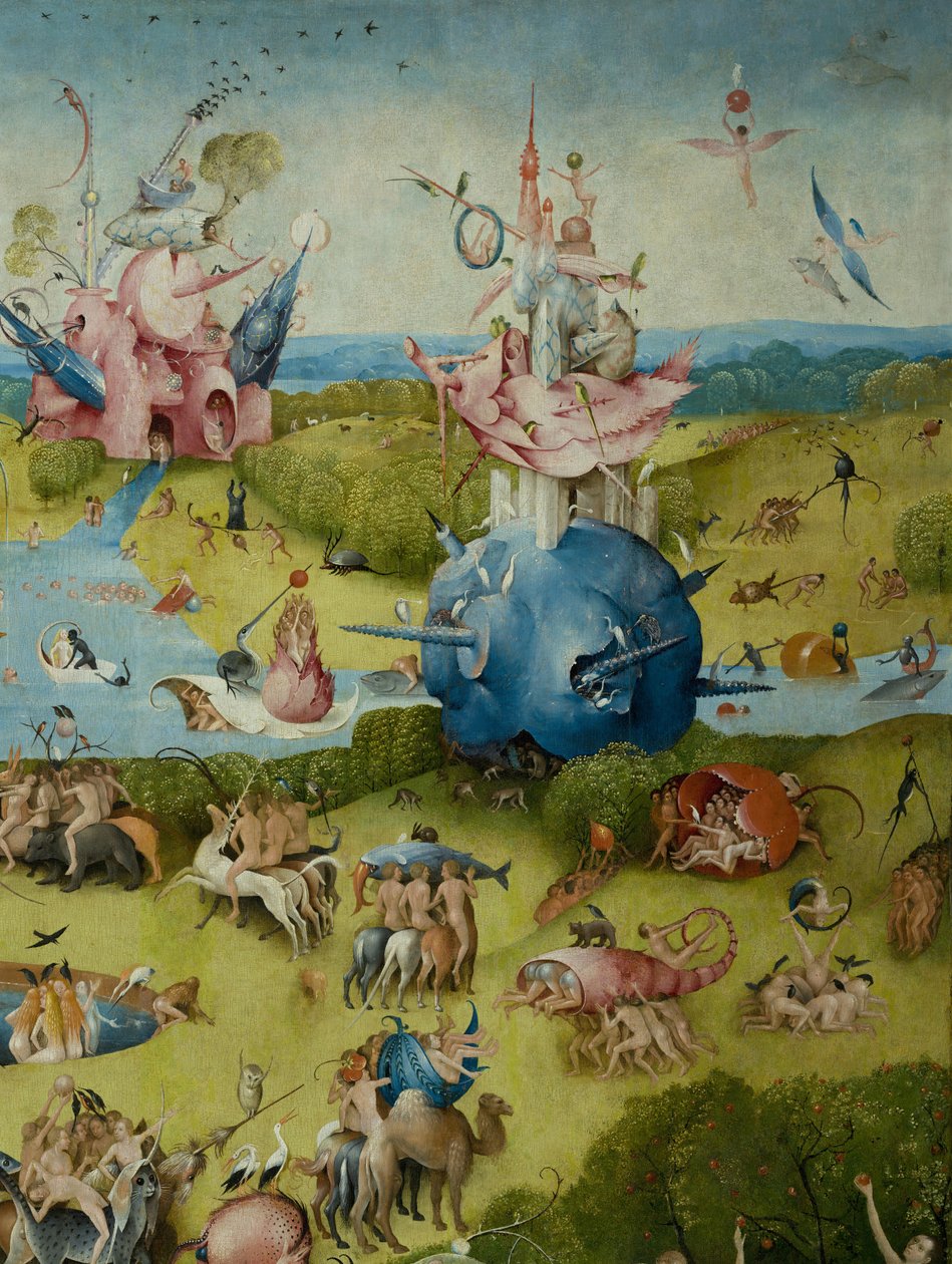 Der Garten der Lüste, 1490-1500 von Hieronymus Bosch