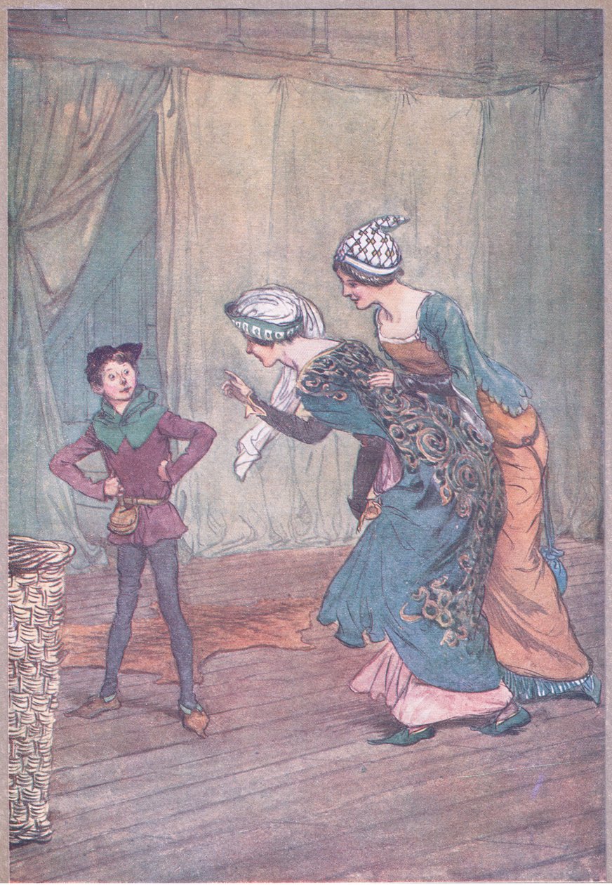 "Du kleiner Jack-A-Lent, warst du uns treu?", Illustration aus 'Die ...