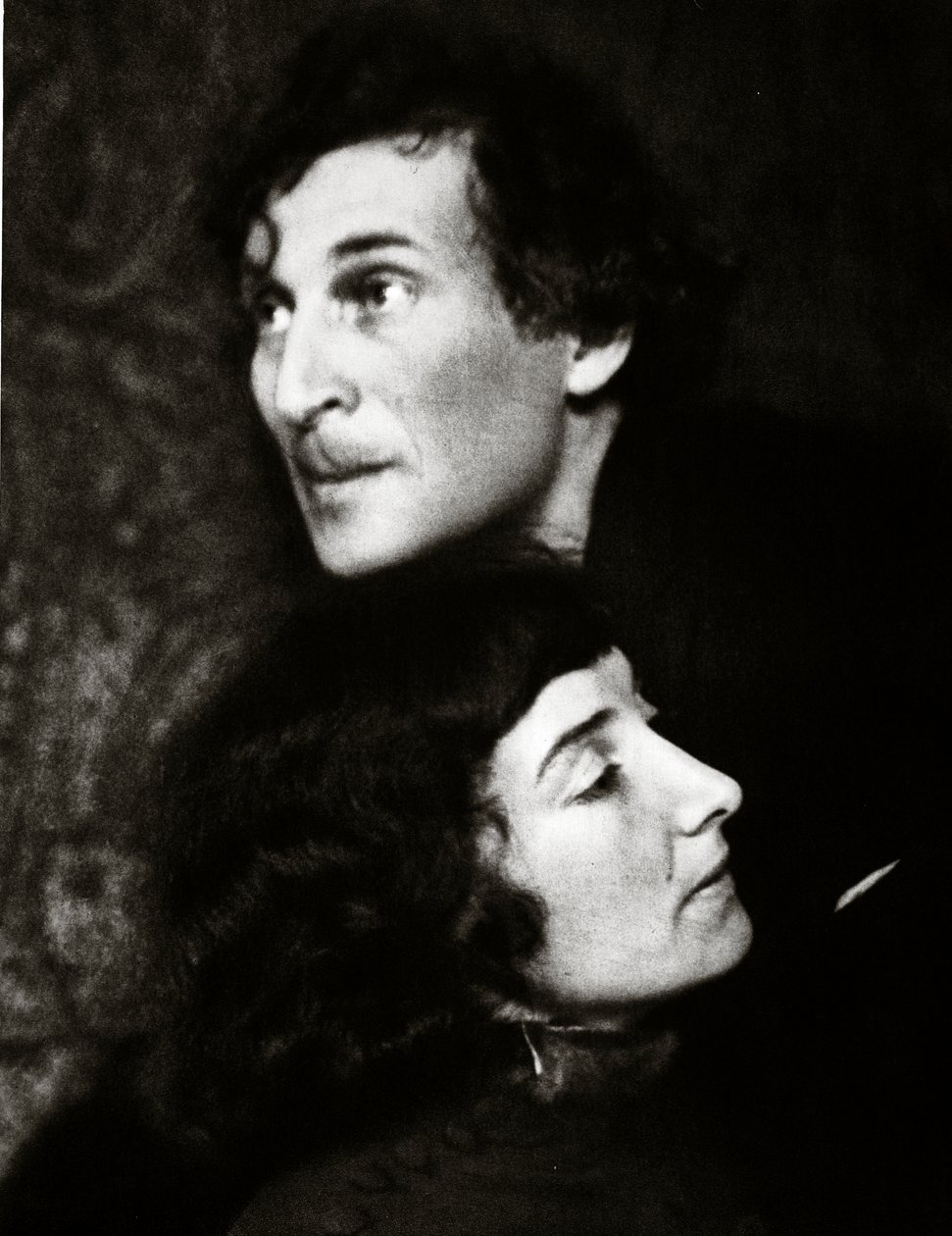 Marc und Bella Chagall (Sepia-Foto) von Hugo Erfurth