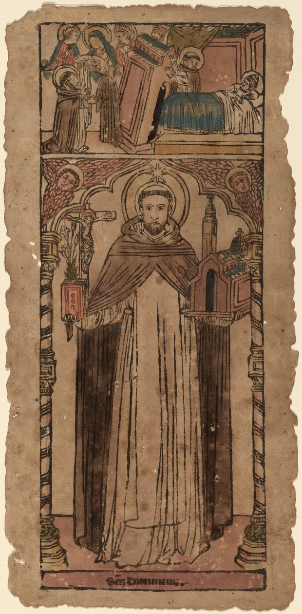 Heiliger Dominikus von Italian 15th Century: Kunstdruck