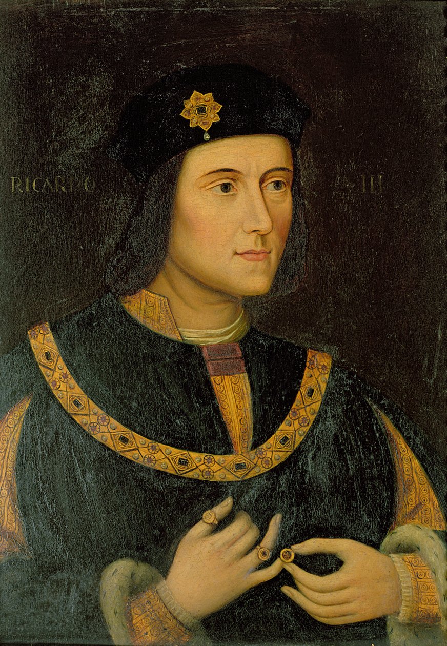 Porträt von Richard III. von Italian School: Kunstdruck