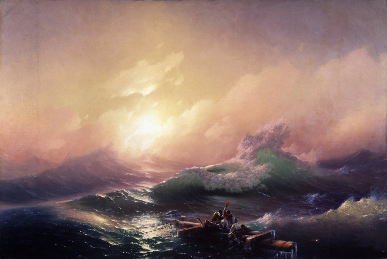 Die neunte Welle von Ivan Konstantinovich Aivazovsky