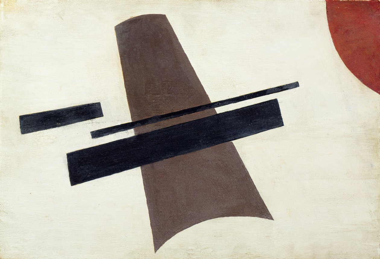 Suprematismus, 1916 von Ivan Vasilevich Kliun: Kunstdruck