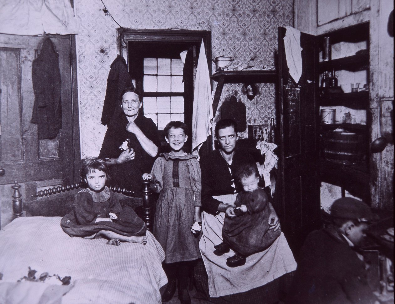 Slumwohnung, New York City ca. 1905 von Jacob August Riis