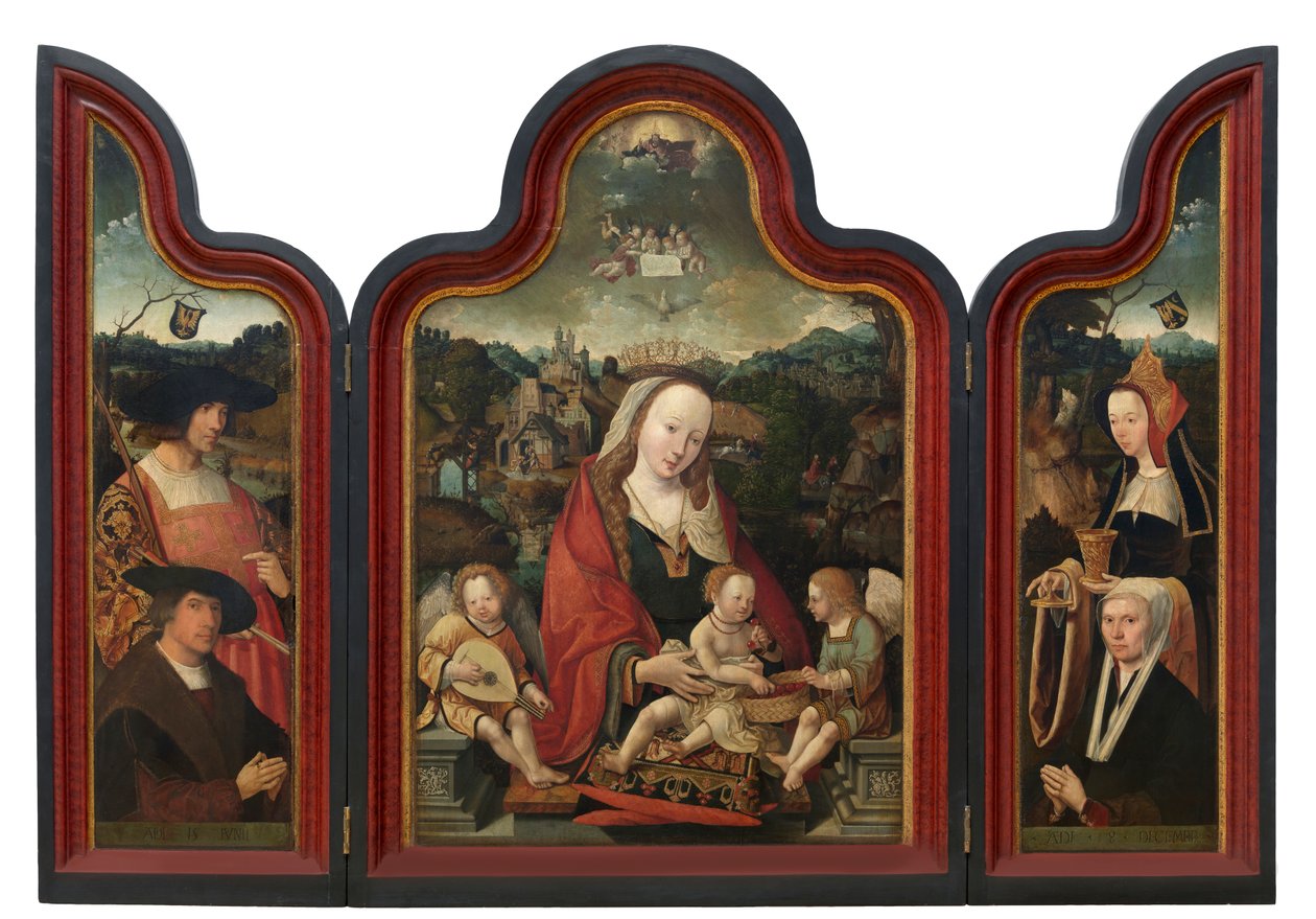 Triptychon von Pompeius Otto und seiner Frau Gerbich Claesdr