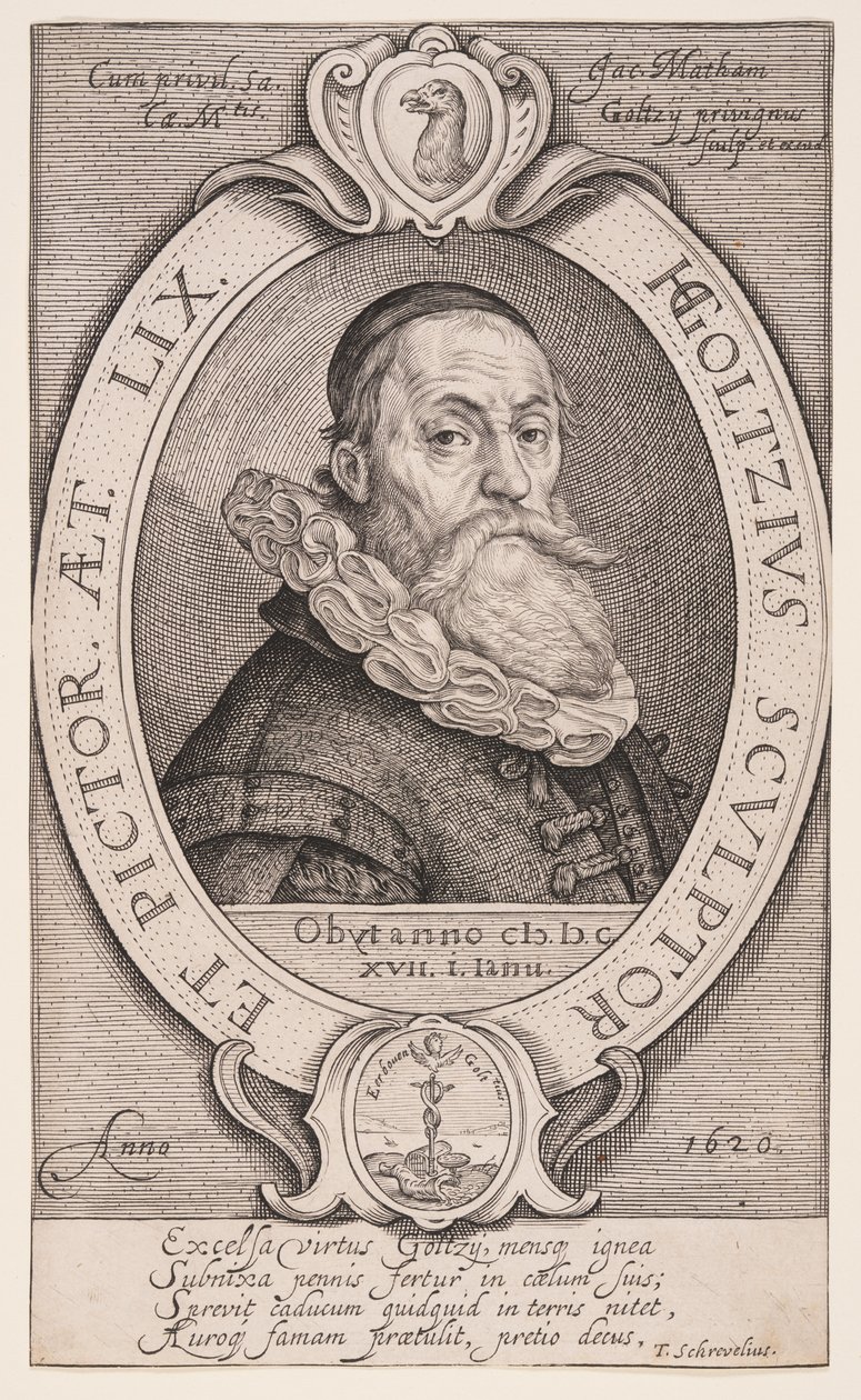 Hendrick Goltzius von Jacob Matham: hochwertiger Kunstdruck