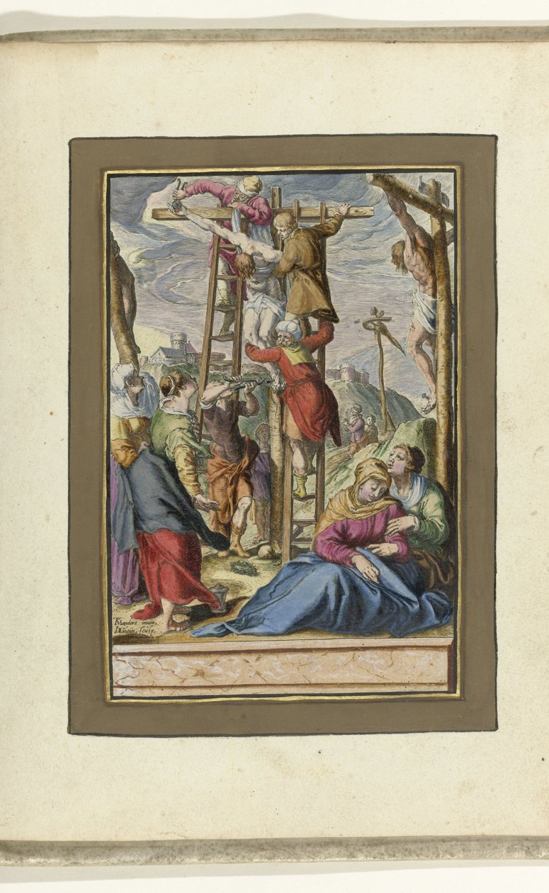 Kreuzabnahme von Jacob de Gheyn (II): Kunstdruck kaufen