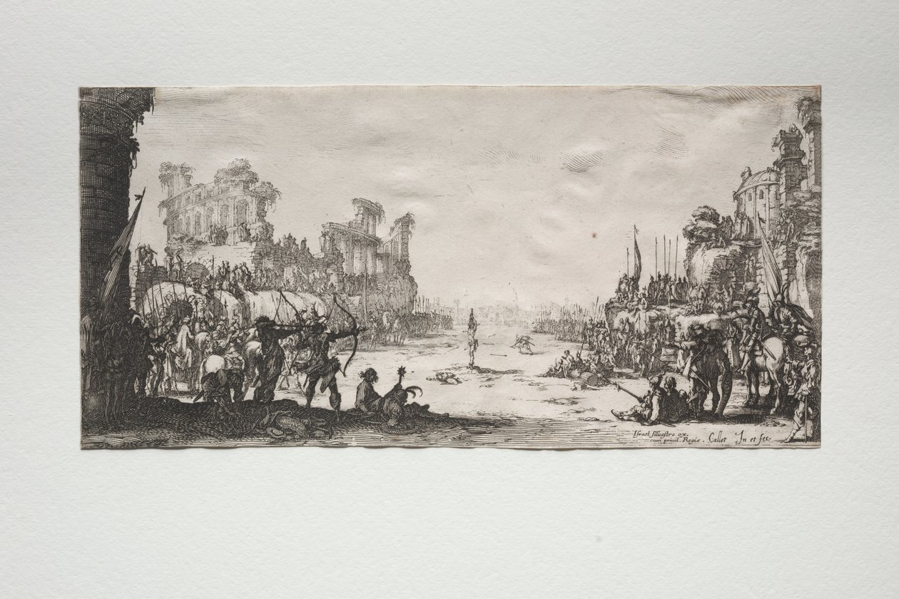 Das Martyrium des heiligen Sebastian von Jacques Callot