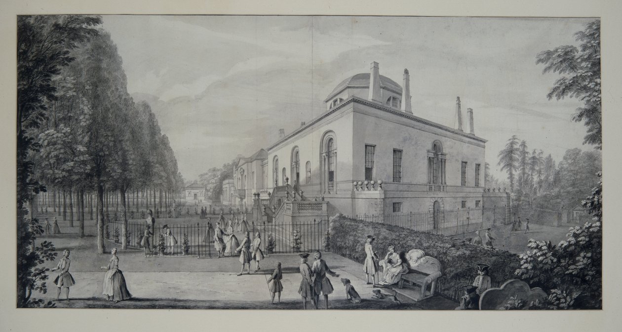 Lord Burlingtons neo-palladianische Villa in Chiswick und das ...